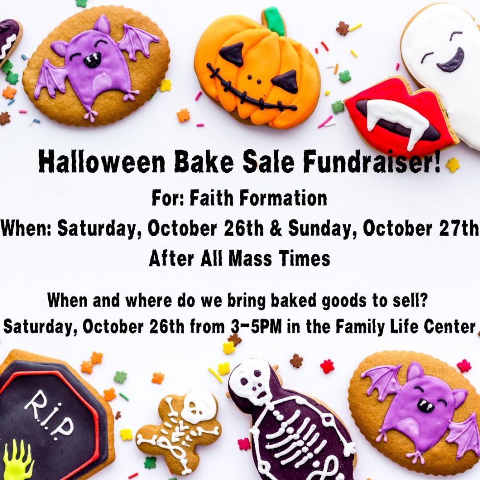 Halloween Bake Sale Fundraiser | Saint Joseph Catholic Church